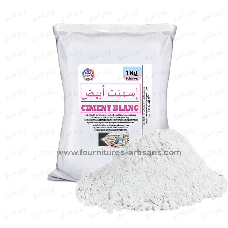 1 kg ciment blanc